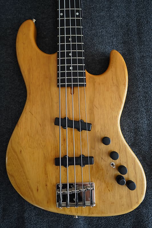 Moon JJ-5 Natural - 5 String Active Bass - MIJ | Reverb