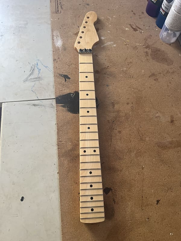 XGP Floyd Rose® Routed Maple 22 Fret ST Style Neck, Maple | Reverb