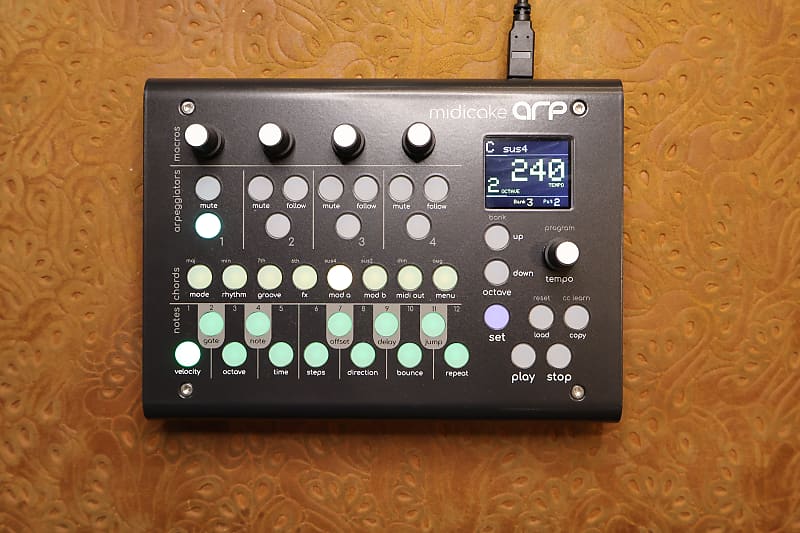Midicake Arp - Multi-Channel Parametric MIDI Arpeggiator | Reverb