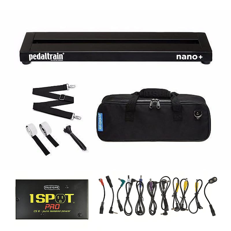 Pedaltrain NANO Plus Pedalboard 2 Rails 18x5 w/Soft Case | Reverb