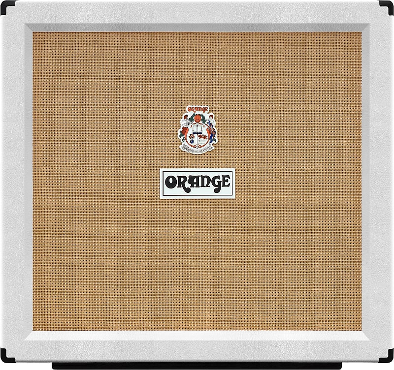 Orange PPC412 4x12" 240-Watt Speaker Cabinet Straight White | Reverb