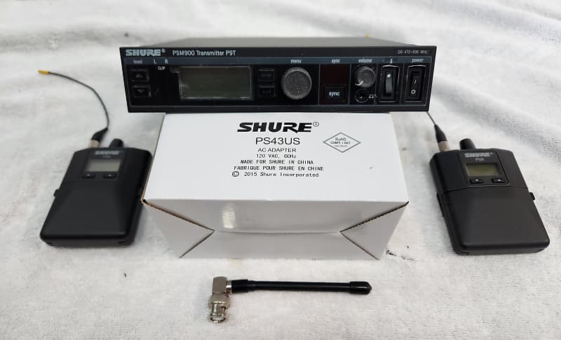Shure PSM 900 P9T Wireless Transmitter + 2 X Shure P9R+ is a | Reverb