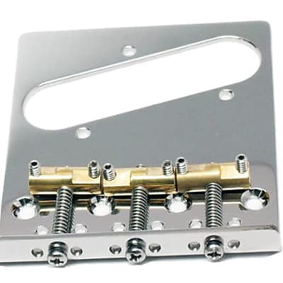 Hipshot Telecaster 3-Saddle Retrofit Bridge - 4-Hole Mount | Reverb UK