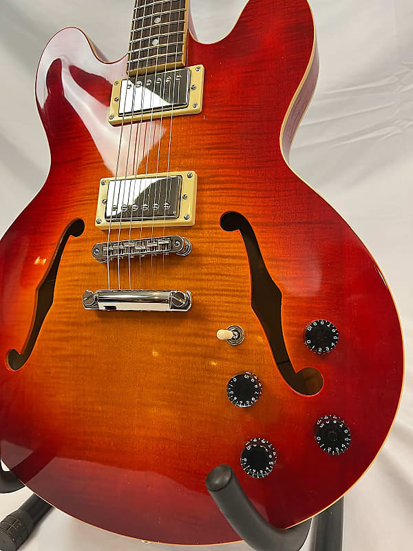 Nitro Finished Armand Maranda built ES-335 Cherry Sunburst | Reverb