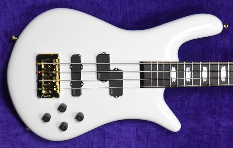 Spector Euro 4 Classic, White Gloss / Rosewood | Reverb