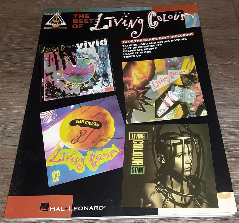 LIVING COLOUR - THE BEST OF - GUITAR TAB BOOK - TABLATURE | Reverb