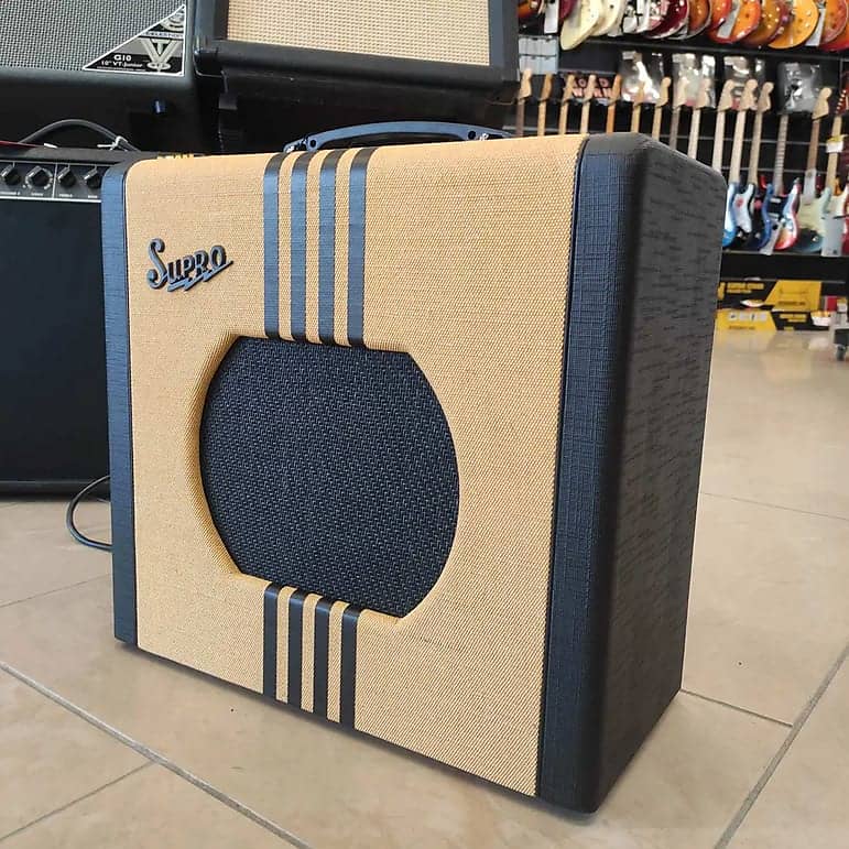 Supro DELTA KING 10 Tweed & Black | Reverb