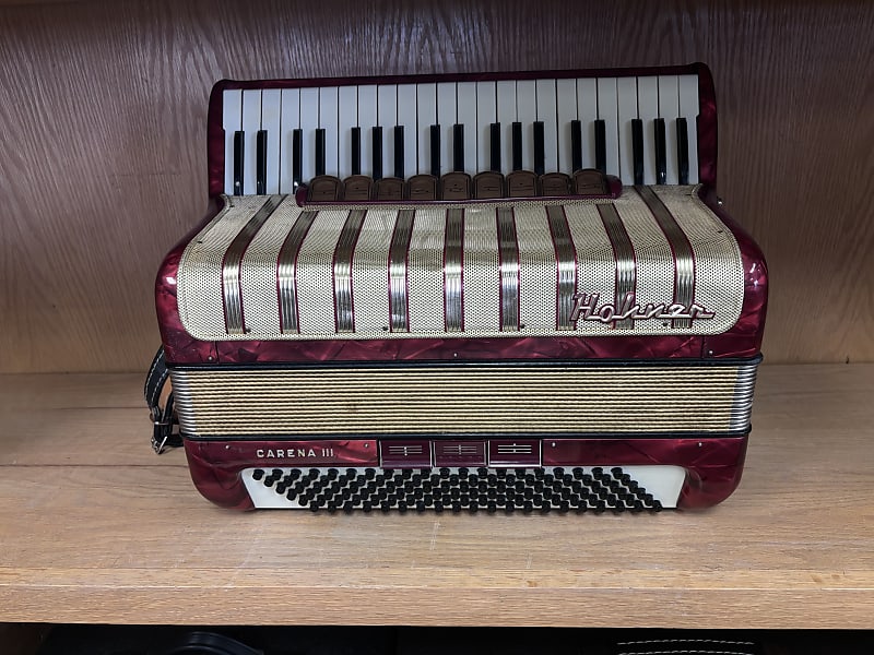 Hohner Carena III Accordion 1960s | Reverb