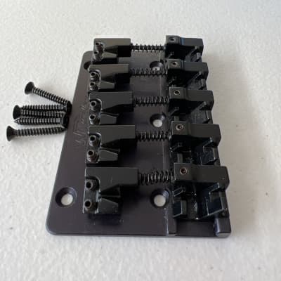 Wilkinson 5 string bass bridge Black | Reverb