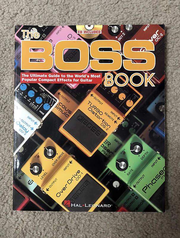 The Boss Book w/CD STILL SEALED! + FREE SHIPPING! | Reverb