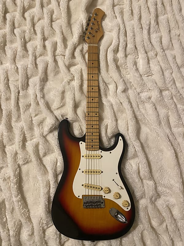 Harmony H80T Stratocaster 1980’s - Sunburst w/Gig bag | Reverb