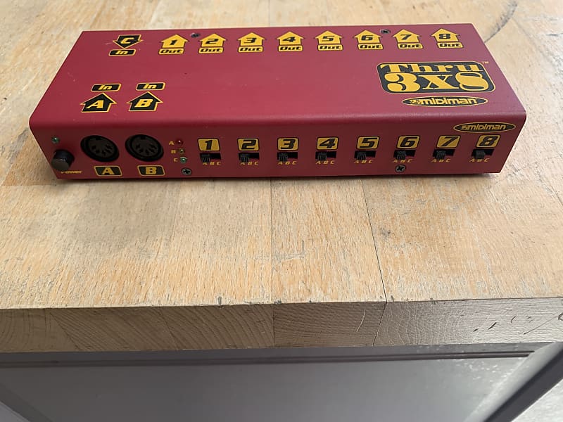 midiman thru 3x8 midi interface | Reverb UK