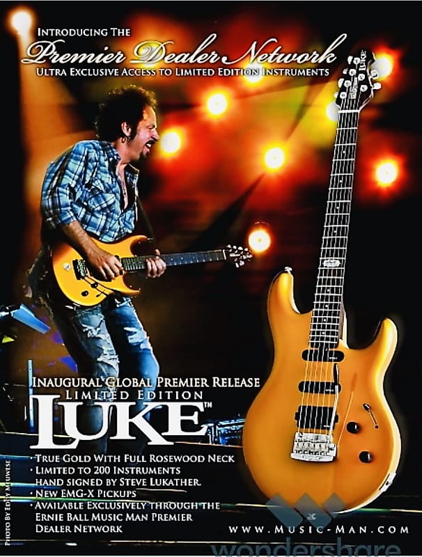 Ernie Ball Music Man Luke 2011 - True Gold | Reverb
