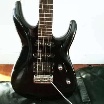 Vester Custom Shop Superstrat' MIK + Gigbag 1990 - black | Reverb