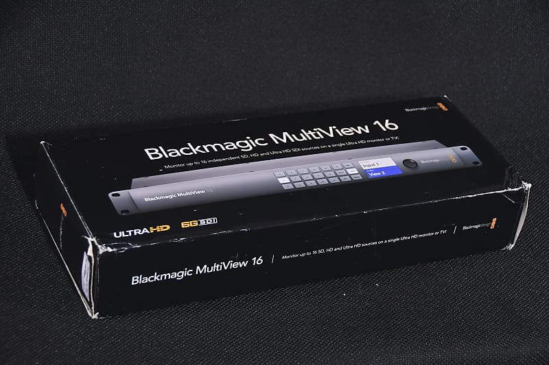 Blackmagic Design Multiview 16 | Reverb