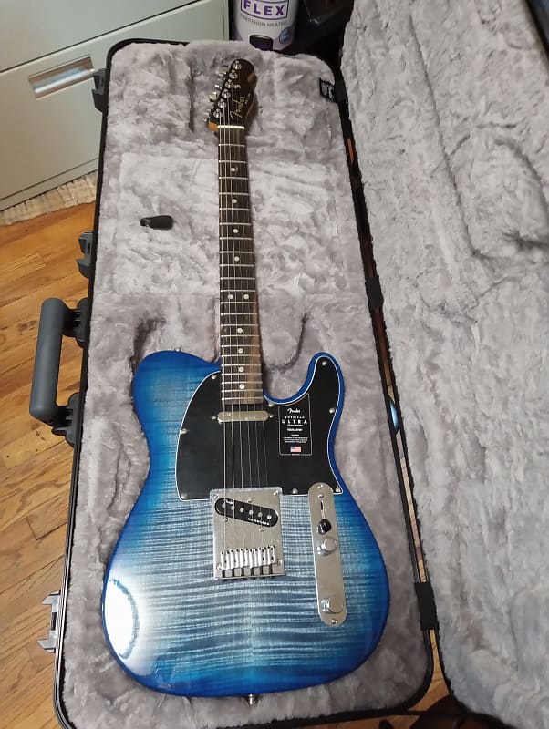 Fender American Ultra Telecaster - Denim Burst | Reverb