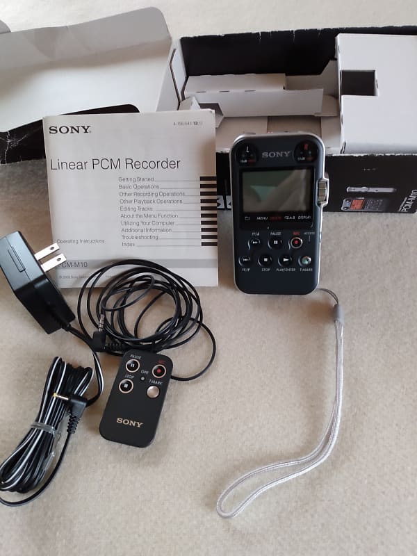 Sony PCM M-10 Stereo Recorder (2013 Black) | Reverb
