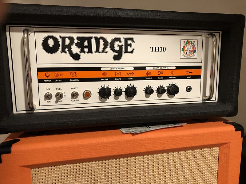 Orange Stack! TH30H Tube Amp Head & PPC212V Cabs like new! | Reverb
