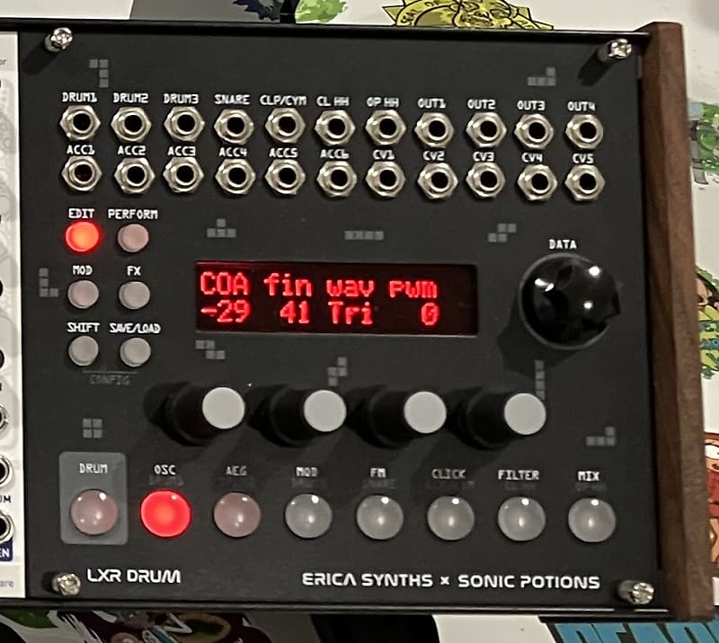 DAMAGED Erica Synths LXR Eurorack Module - Drum Machine | Reverb
