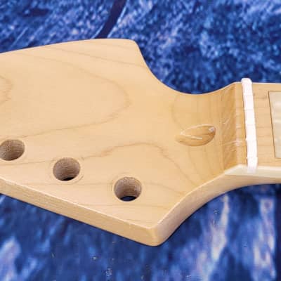 Indonesian Strat Replacement Neck --Maple with block inlay | Reverb