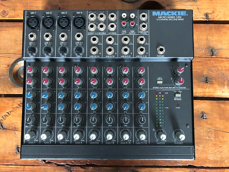 Mackie 1202 Micro Series "Drum Sound of the 90's" 110V | Reverb