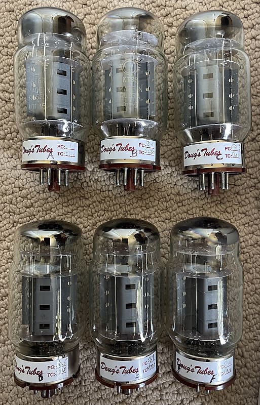 Svetlana KT88 Winged “C” Matched set of 6 tubes | Reverb