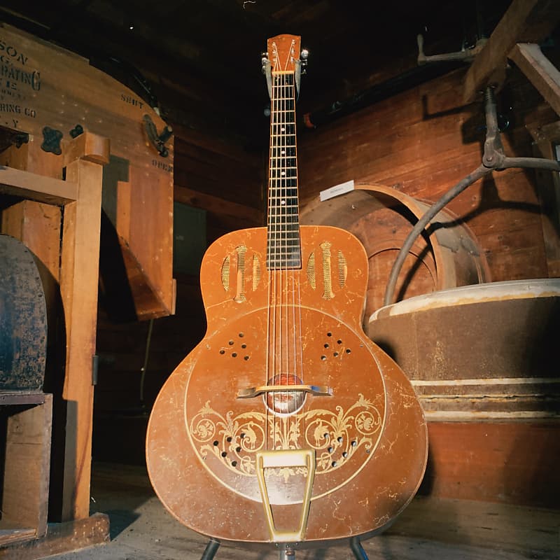 Del Oro Resonator 1933 brown | Reverb