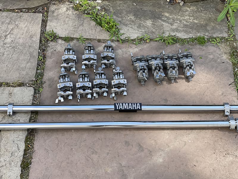 Vintage Yamaha Super Rack System 11 Clamps - 2 46" Tubes | Reverb