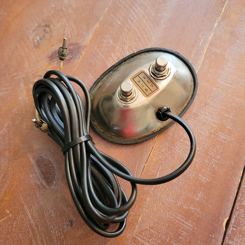 Fender Vintage 2 Button Silverface Footswitch 1960s/70s | Reverb