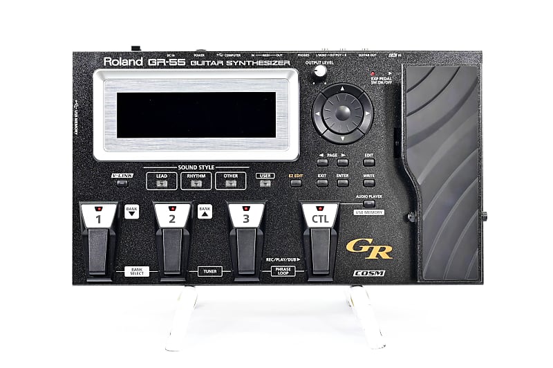 Roland GR55-BK Guitar synth with flightcase | Reverb