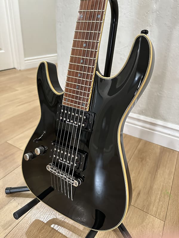 Schecter 7-String Left-Handed - w/ hard shell case | Reverb