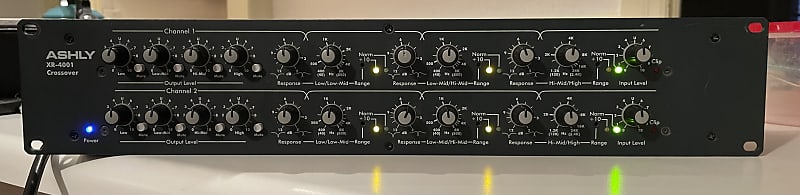 Ashly XR-4001 4 Way Analog Crossover | Reverb