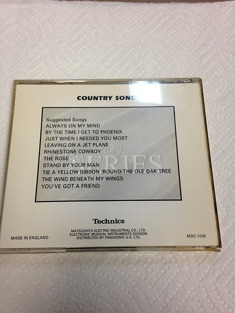 Technics KN2000 Keyboard Synth Floppy Disk 90's Country | Reverb UK