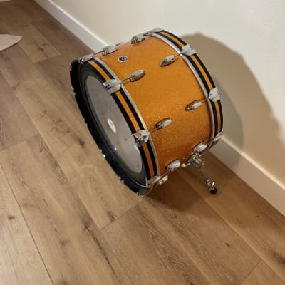 Gretsch Brooklyn 12x24 Kick Drum - Gold Sparkle | Reverb