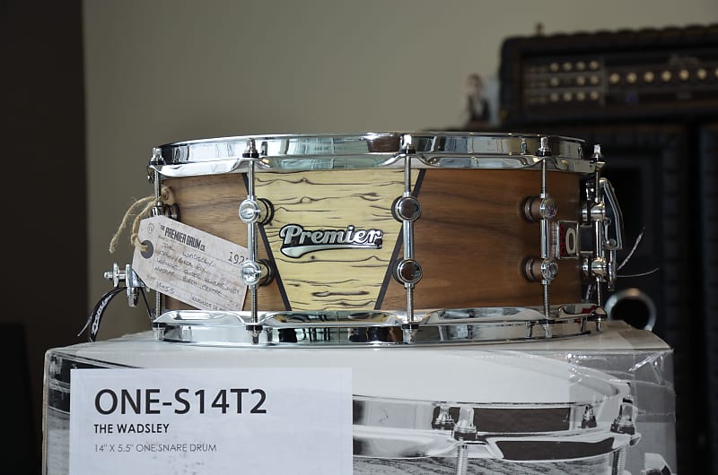 Premier One Series "The Wadsley" Snare - Birch/Oak 14 x 5.5" | Reverb