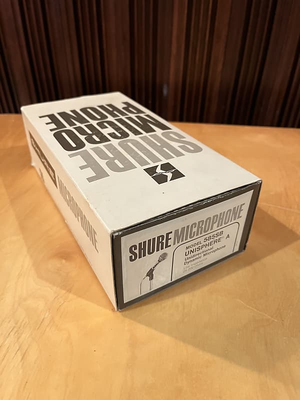 Vintage Shure 585 SB - New Old Stock MINT | Reverb