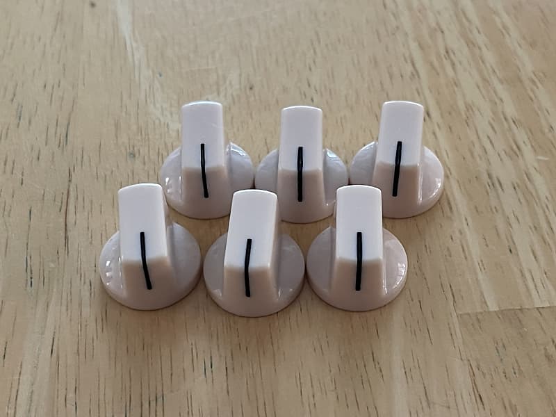 Egnater Rebel Amplifier Indicator Knobs (x6) - Cream | Reverb