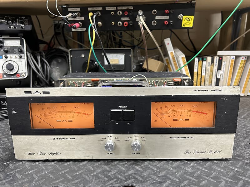 SAE MK III CM 200 watt per channel power amplifier. SERVICED! | Reverb