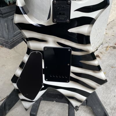 1988 B.C. Rich USA Warlock - Zebra | Reverb