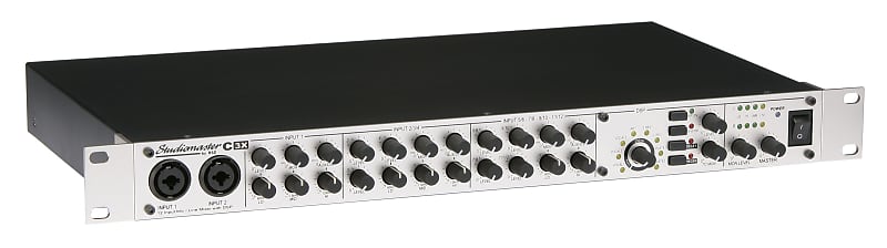 Studiomaster C3X Rack Stereo Mixer Digital EFX Phantom Mic | Reverb