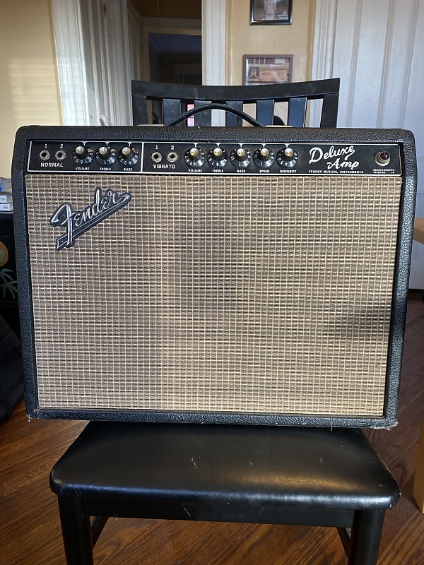 Fender Deluxe 1965 - Black Tolex non Reverb | Reverb