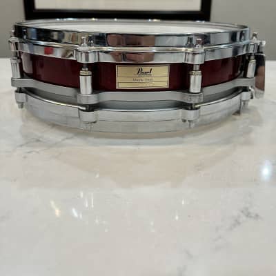 Pearl Free Floating Piccolo Snare Drum - Maple - Red | Reverb