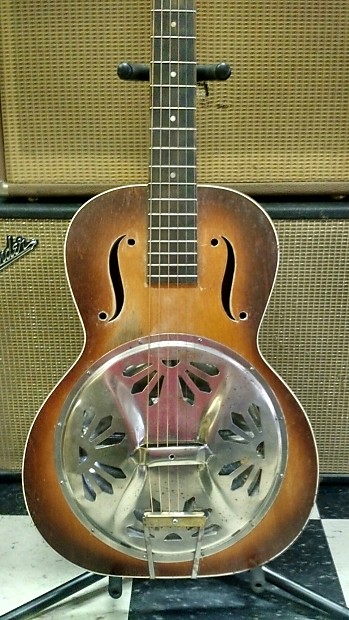 Regal Model 19 Dobro 1930s Sunburst | Reverb