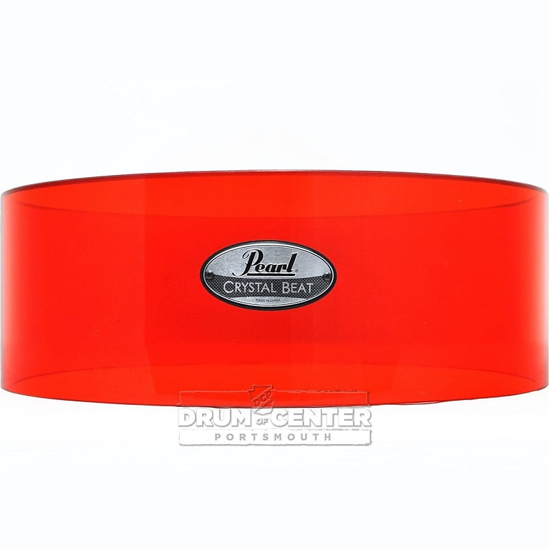 Pearl Crystal Beat Acrylic Free Floating Snare Shell 14x5 | Reverb