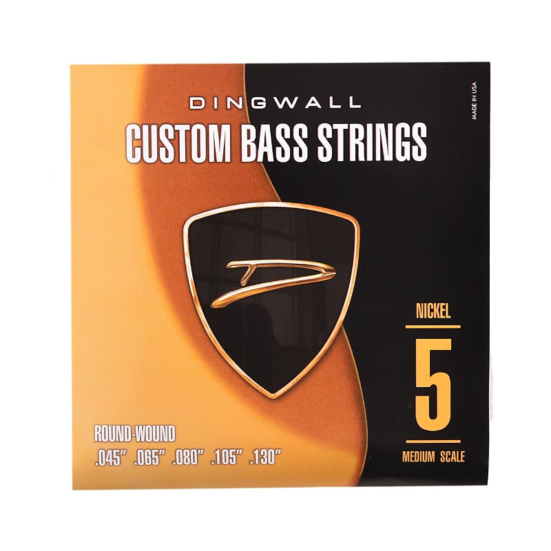 Dingwall Medium Scale SJ/SP 5-String Set Nickel Plated Steel | Reverb