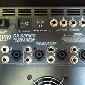 Carvin RX1200 Portable Powered Mixer in road warrior case | Reverb