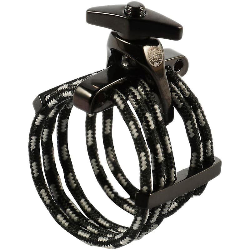 Silverstein Works Carbon Black Ligature Regular Small Metal | Reverb