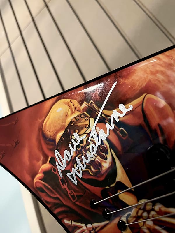 Dave Mustaine Autographed Dean Peace Sells VMNTX PROTOTYPE - | Reverb