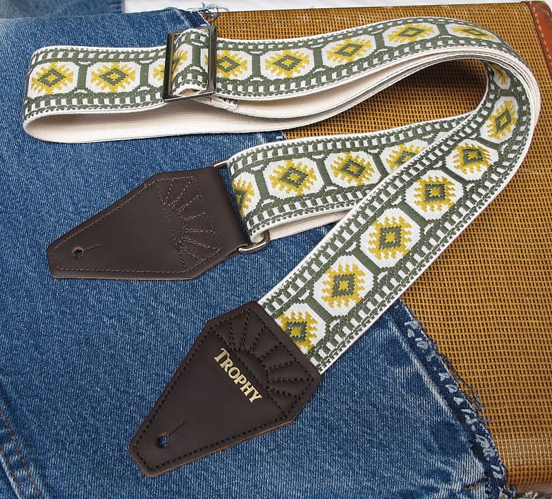 Legends Vintage Absinthe & Gold USA made Cotton TROPHY Guitar | Reverb