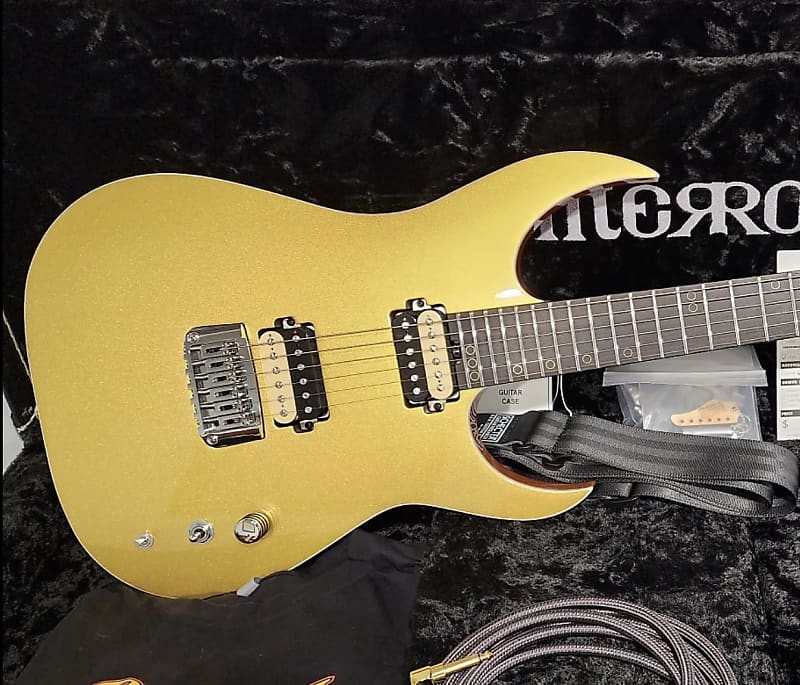 Schecter USA CUSTOM SHOP Keith Merrow KM-6 Hybrid Gold Top | Reverb